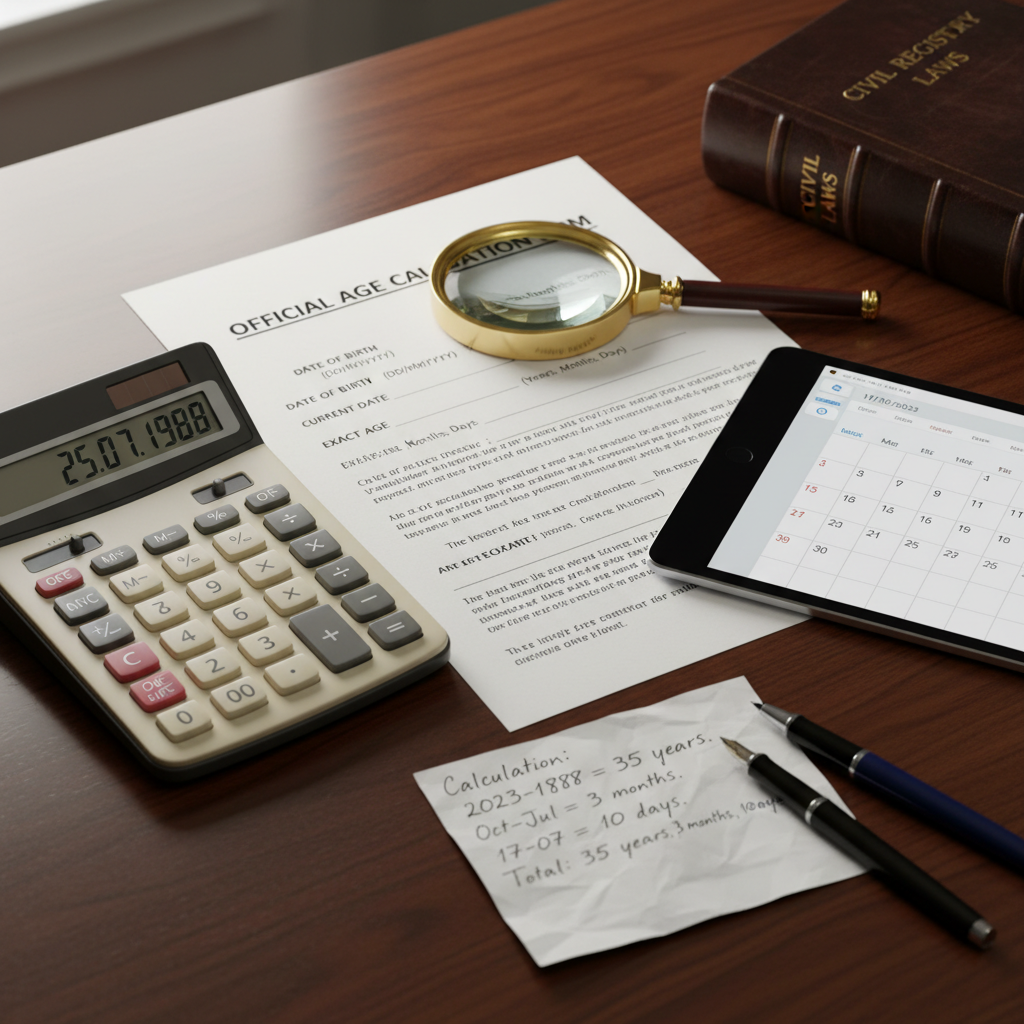 A Comprehensive Guide: How to Calculate Exact Age for Official ...