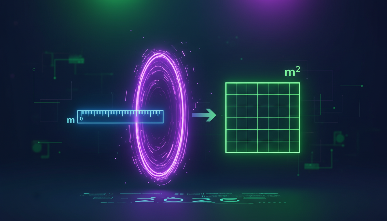 How to Convert Meter to Square Meter (m to m²) in 2026