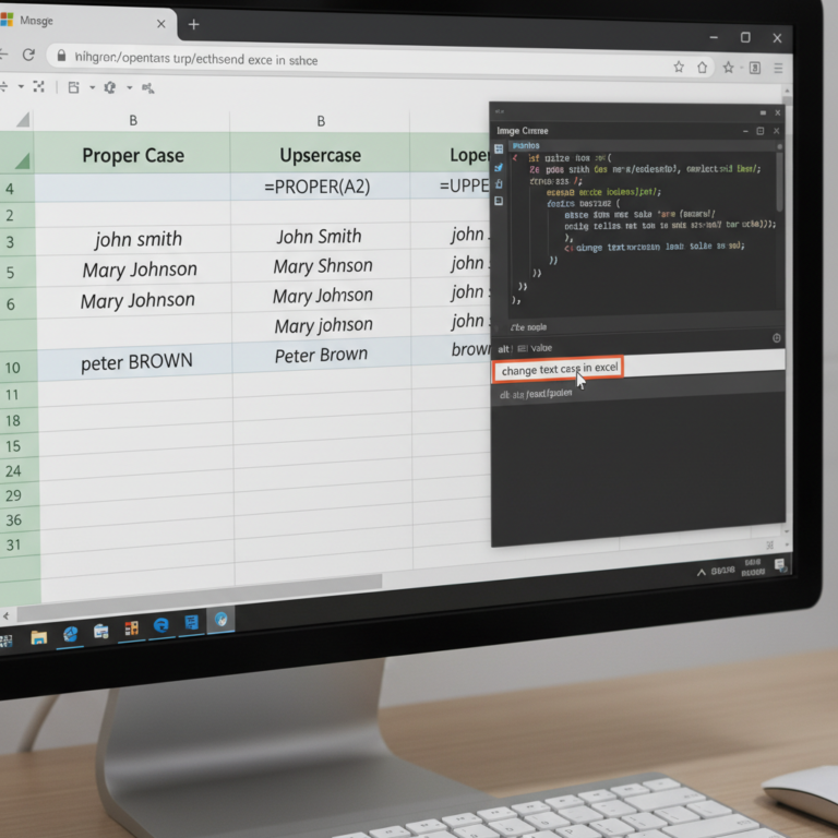 Change Case in Excel: 5 Pro Methods for Flawless Data (2026)